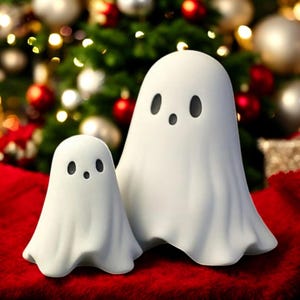 Middle Finger Cute Ghost Statue Small Scary Ghost Figurine Home Décor ...