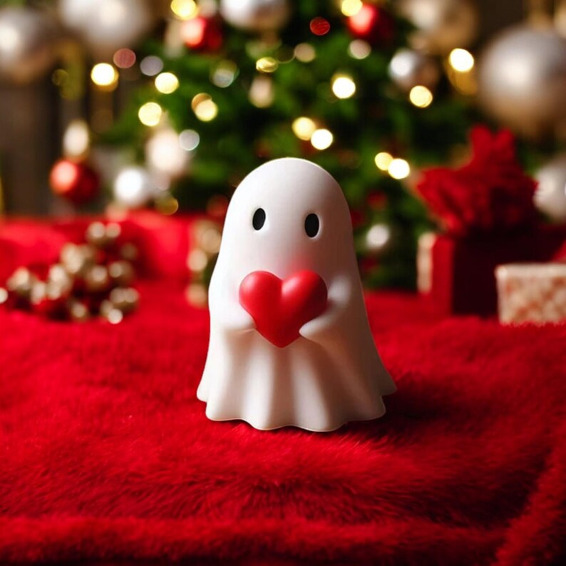 Middle Finger Cute Ghost Statue Small Scary Ghost Figurine Home Décor ...