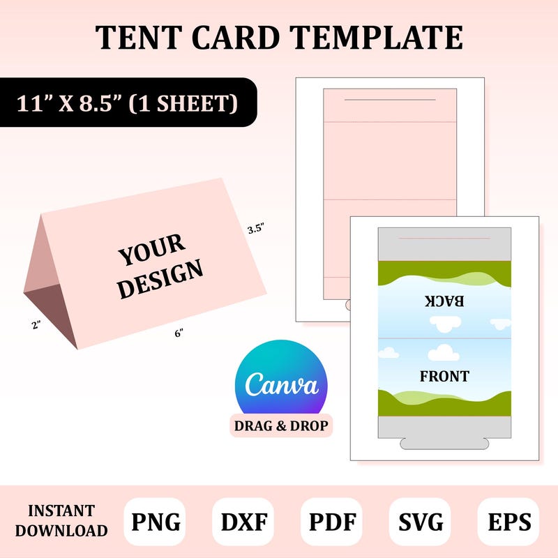 Table Number Tent - Etsy