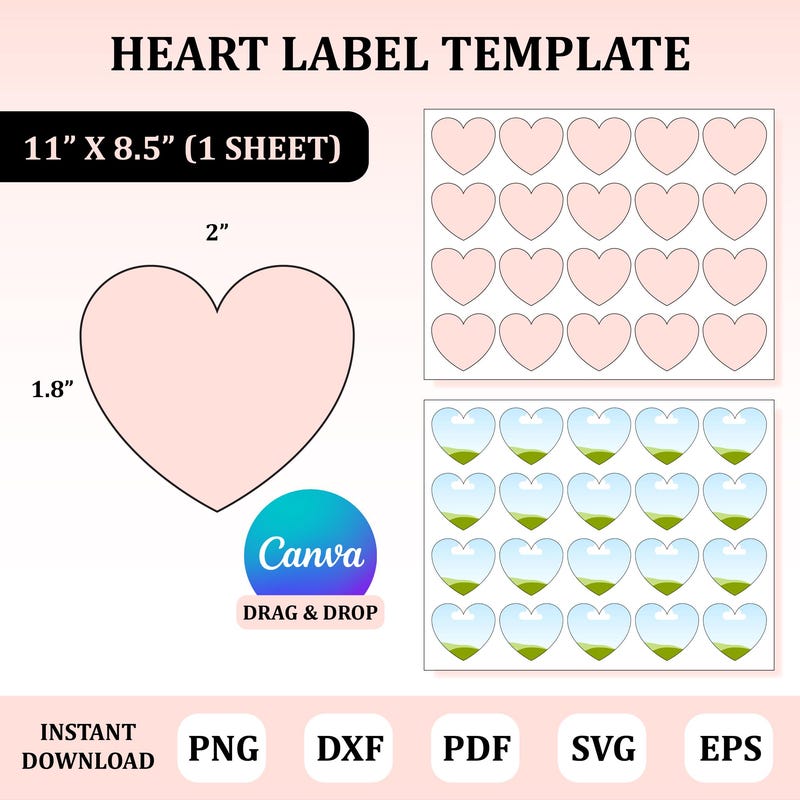 Hearts Svg - Etsy