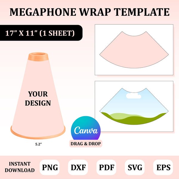 Megaphone Svg - Etsy