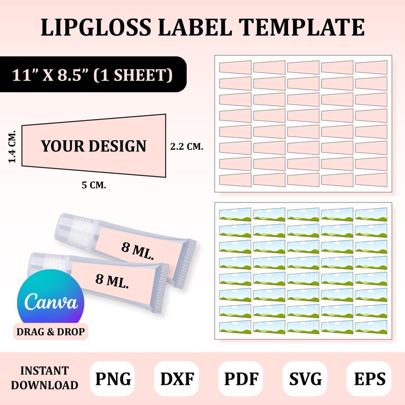 Custom Lip Gloss Tubes - Etsy