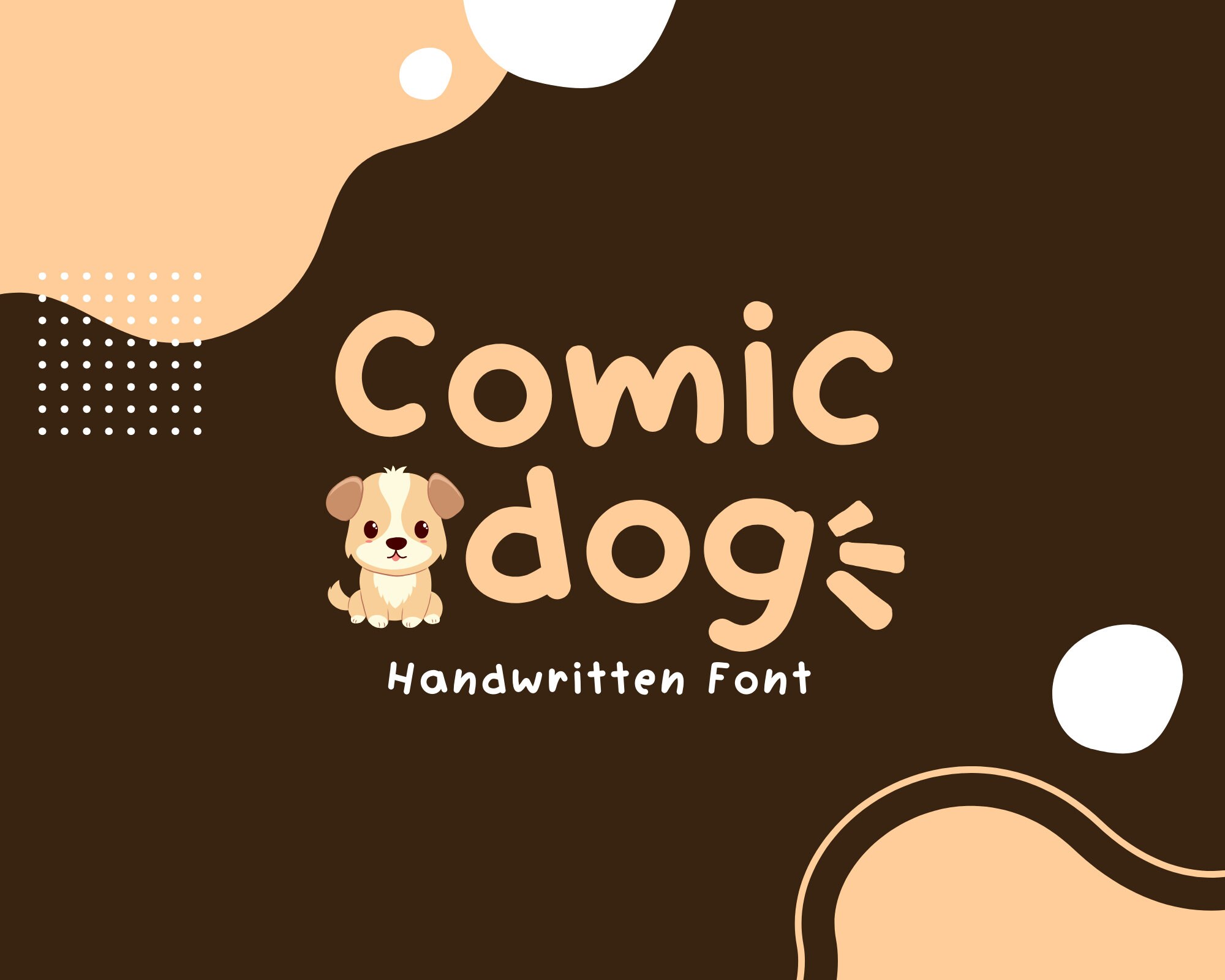Comicdog Font, Cute Font, Handwritten Font, Handwriting Font, Goodnotes ...
