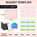 Magnet Template, Magnet Template Svg, Magnet Sublimation, Magnet Blanks ...