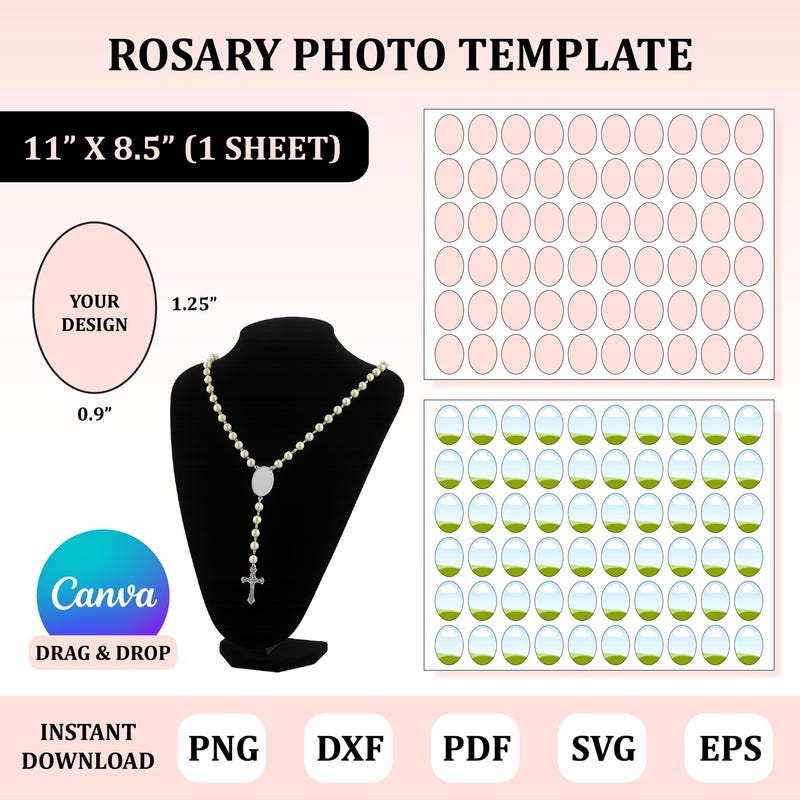 Rosary Blank Centerpiece - Etsy