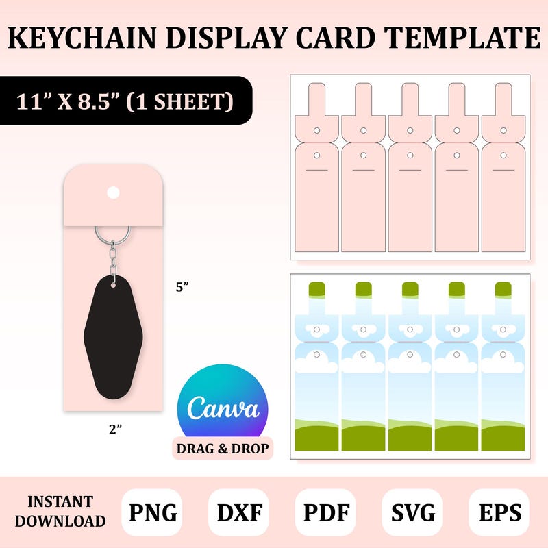 Backer Cards Template - Etsy UK