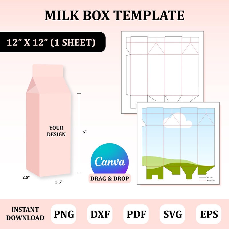 Milk Carton Boxes - Etsy