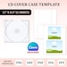 Cd Cover Case Template, Cd Case Insert Template, Cd Jewel Case Template ...
