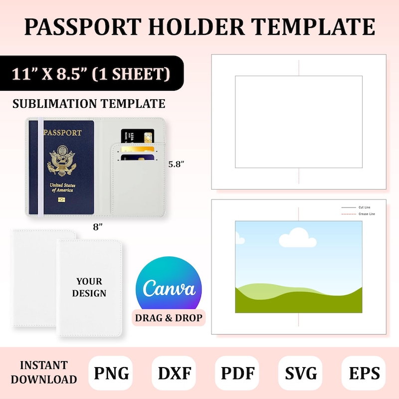 Passport Cover Book Cover - Etsy