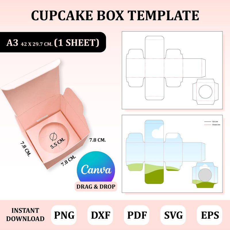 Cupcake Boxes - Etsy
