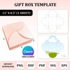 Square Box Template, Square Box Svg, Box Packaging, Classic Box ...