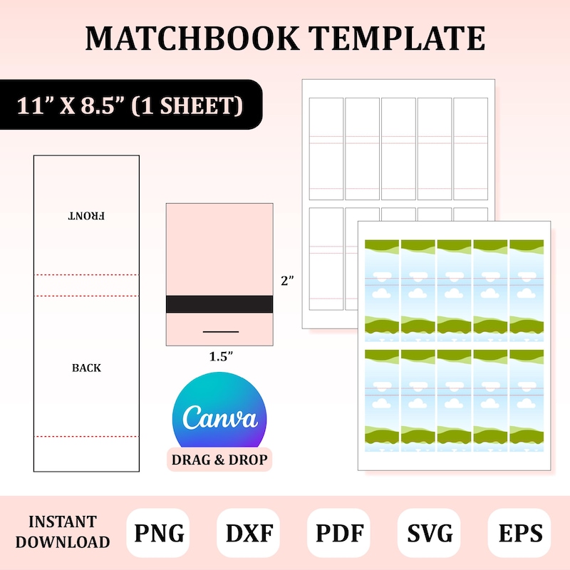 Custom Matchbooks - Etsy