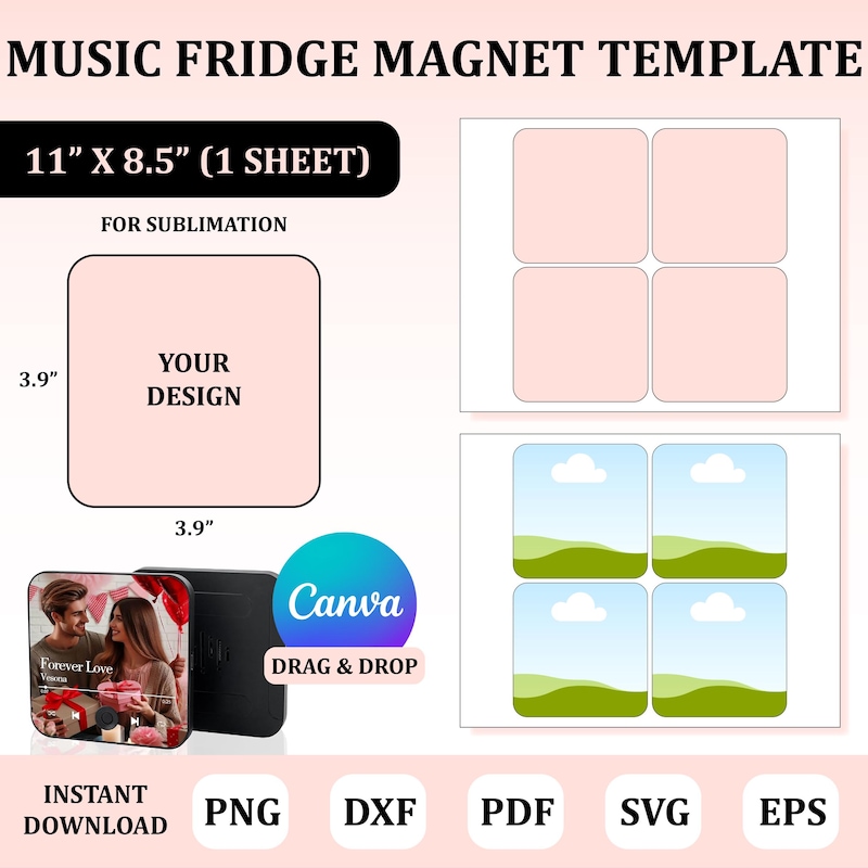 Music Magnet Png - Etsy