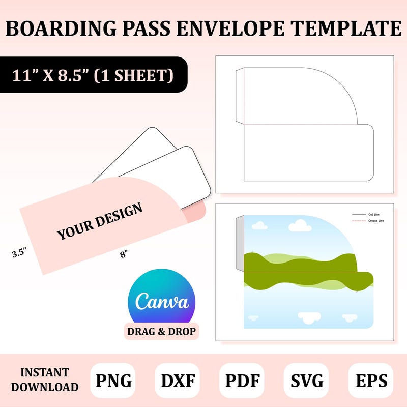 Boarding Pass Invite - Etsy