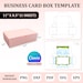 Business Card Box Template, Business Card Box Svg, Box for Business ...