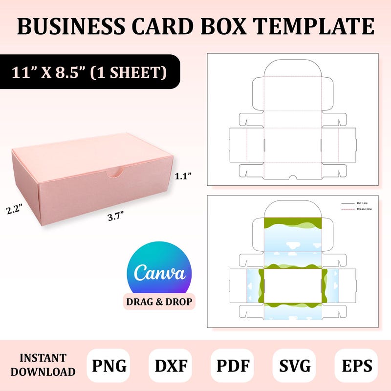 Lash Business Card Box - Etsy