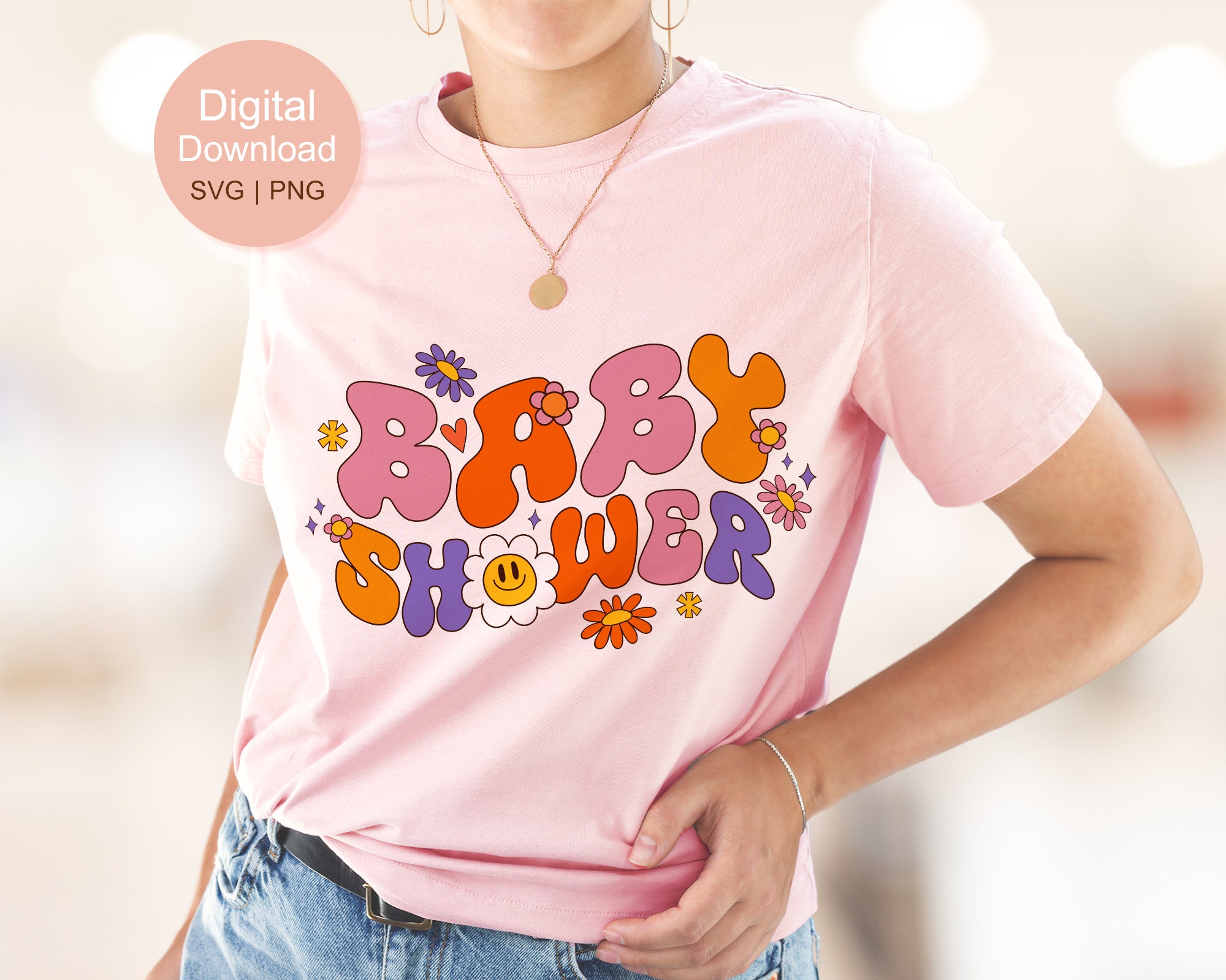 Groovy Baby Shower, Groovy Baby Shower Svg, Groovy Baby Shower Png ...