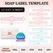 Soap Label Template, Soap Label Svg, Custom Label, Personalized Label ...