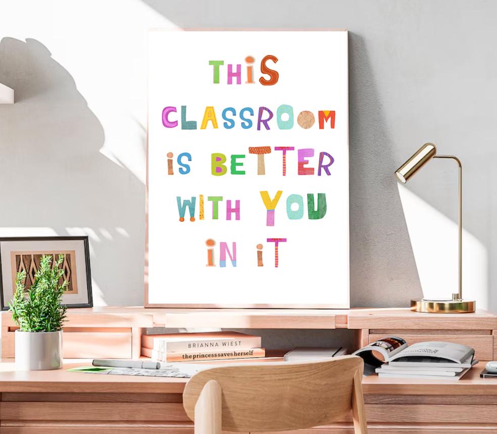 This Classroom is Better With You in It, Boho Classroom Decor ...