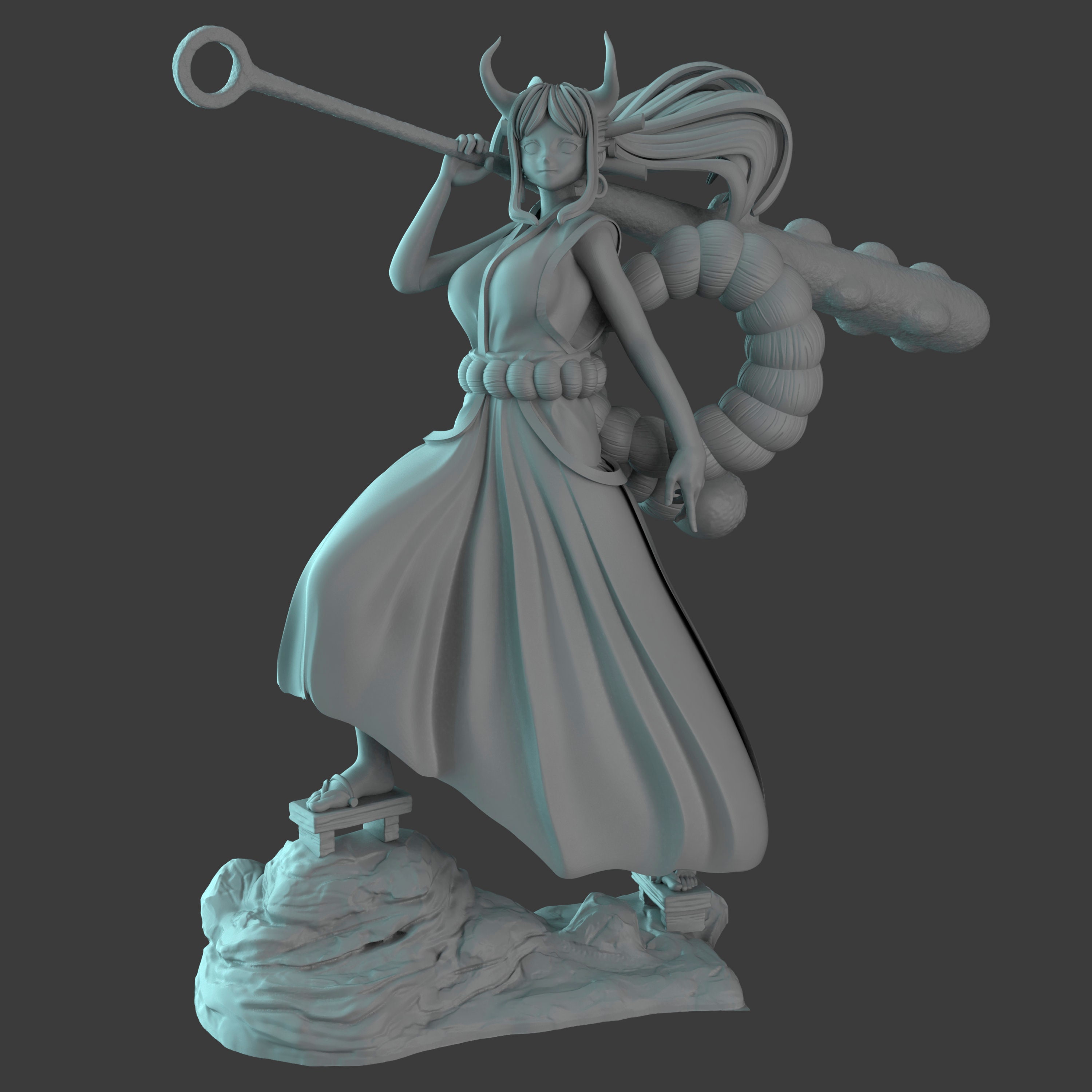 STL Anime Character for 3D Print - Etsy
