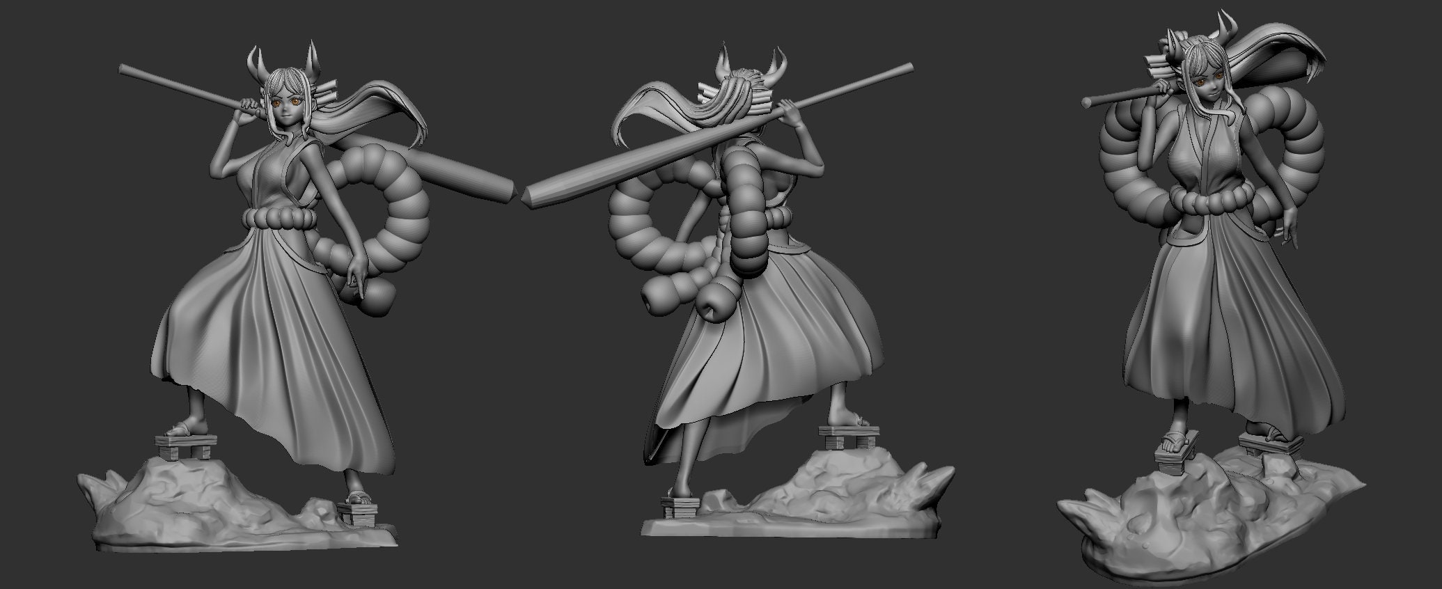 STL Anime Character for 3D Print - Etsy