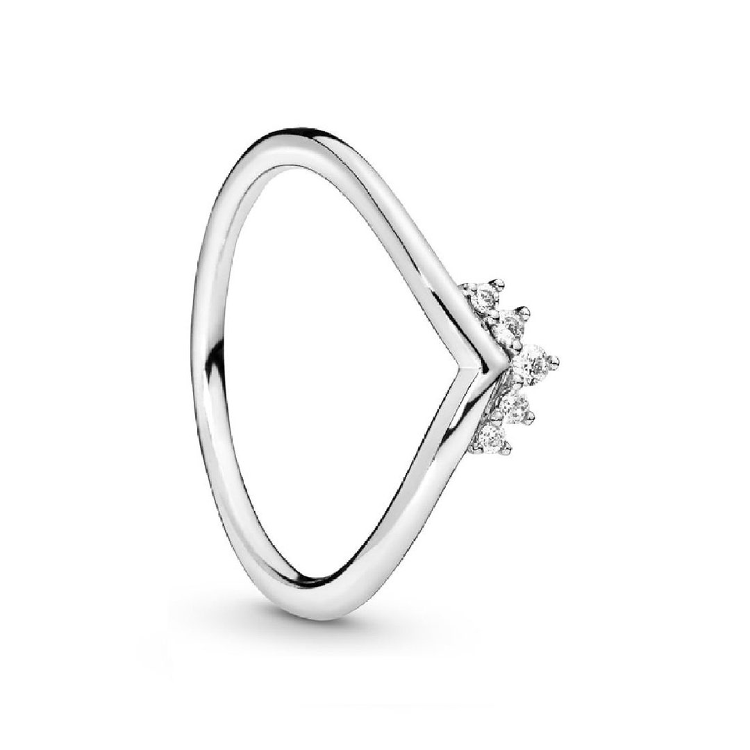 Ring Tiara Wishbone Women Hand-finished Silver Minimalistic Design ...