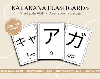 Hiragana Flashcard Japanese Alphabet Study Bilingual Resources Language ...