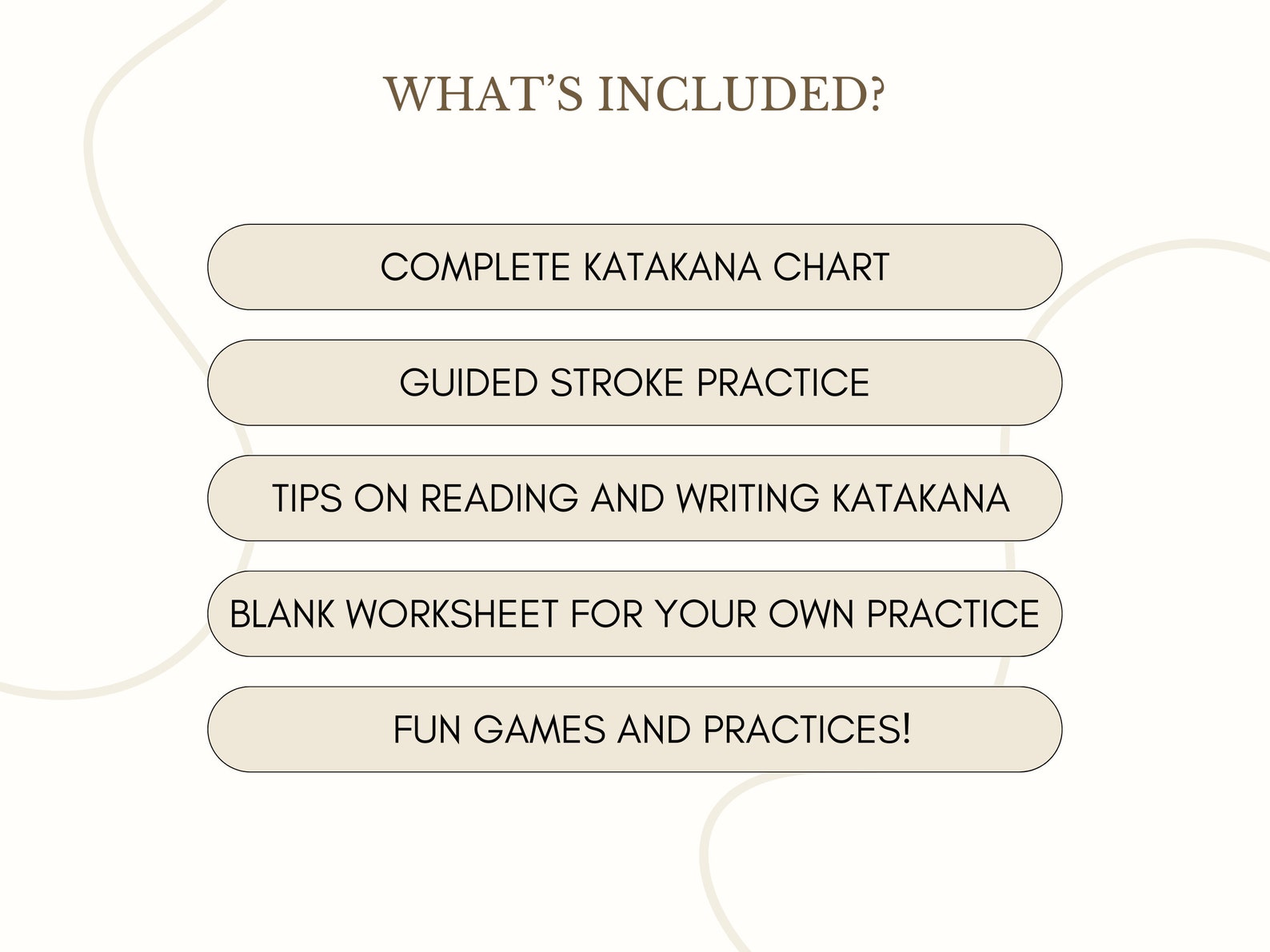 Learn Japanese Katakana Writing Practice Printable PDF Practice Sheets ...