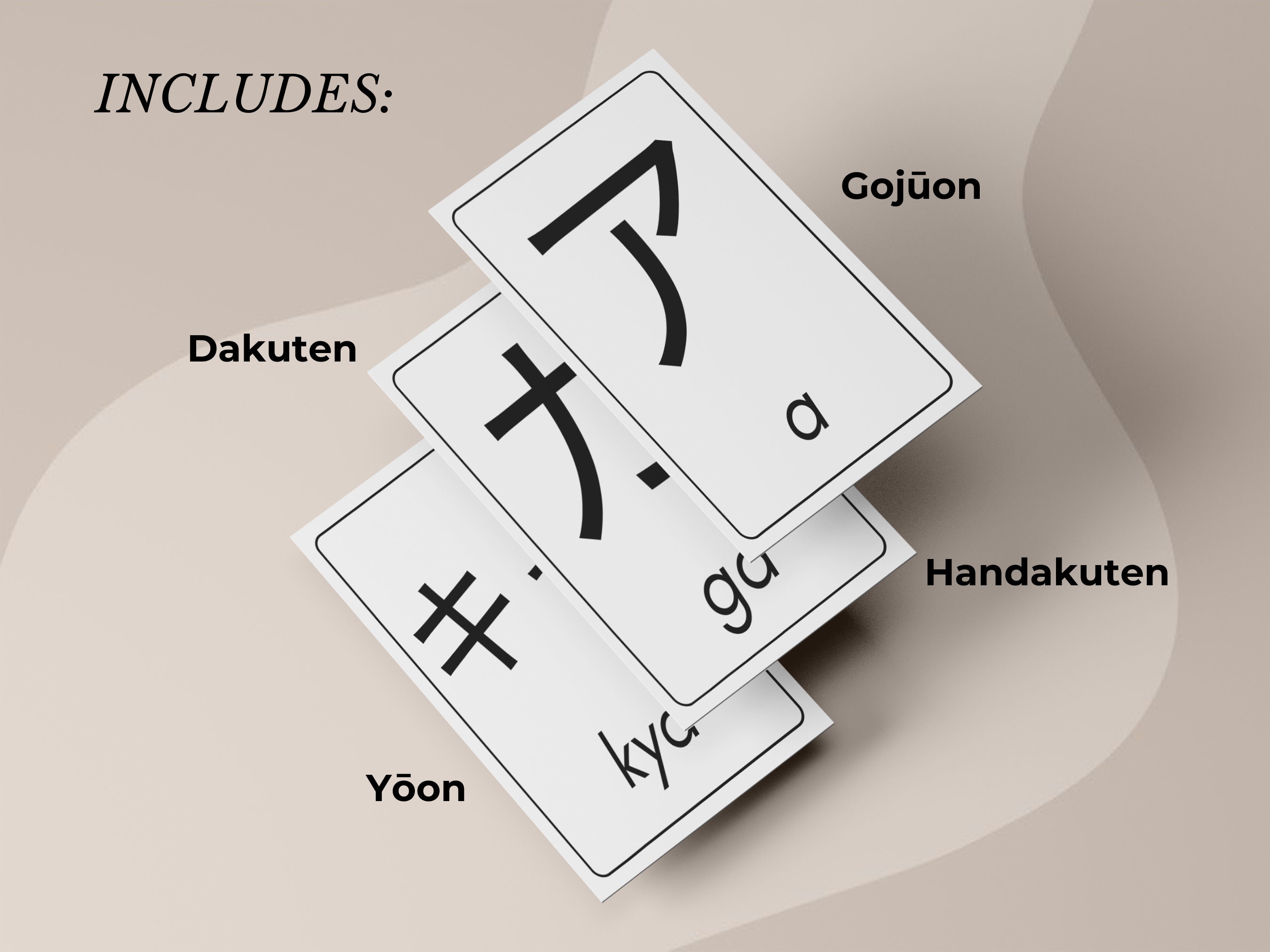 Katakana Flashcards for Beginners | Japanese Learning (printable PDF ...