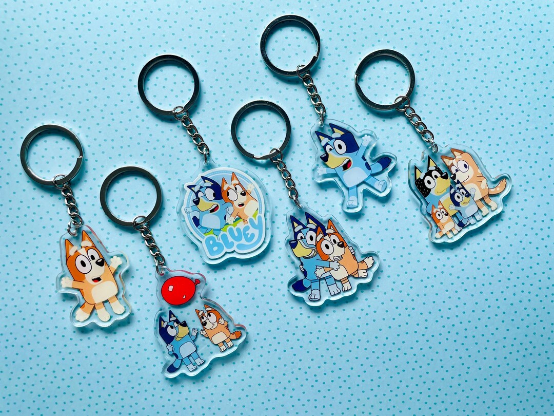 Bluey and Family - Key Ring, Key Chains - Etsy Australia