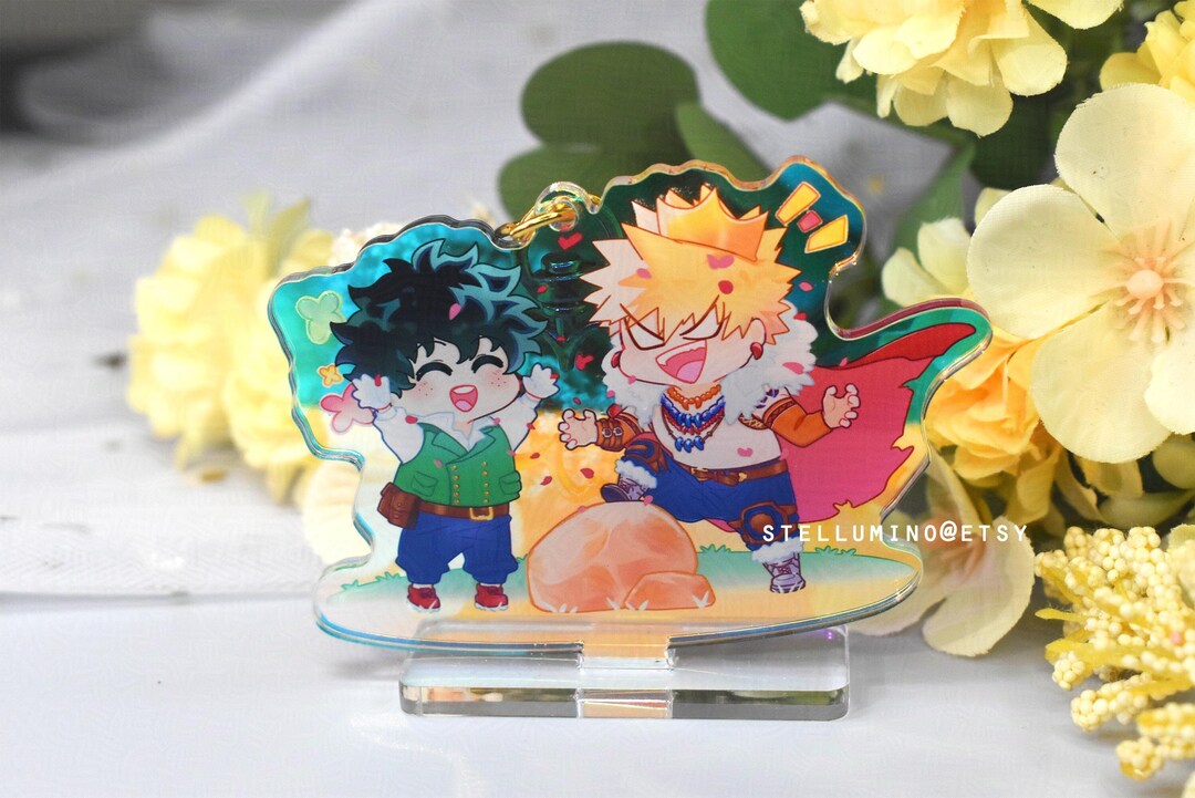 ACRYLIC STANDEE CHARM - Fantasy Deku and Bakugou - Etsy
