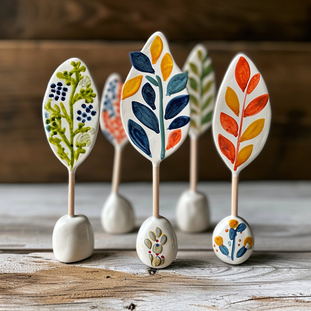 Artisan Crafted Ceramic Plant Labels - Etsy