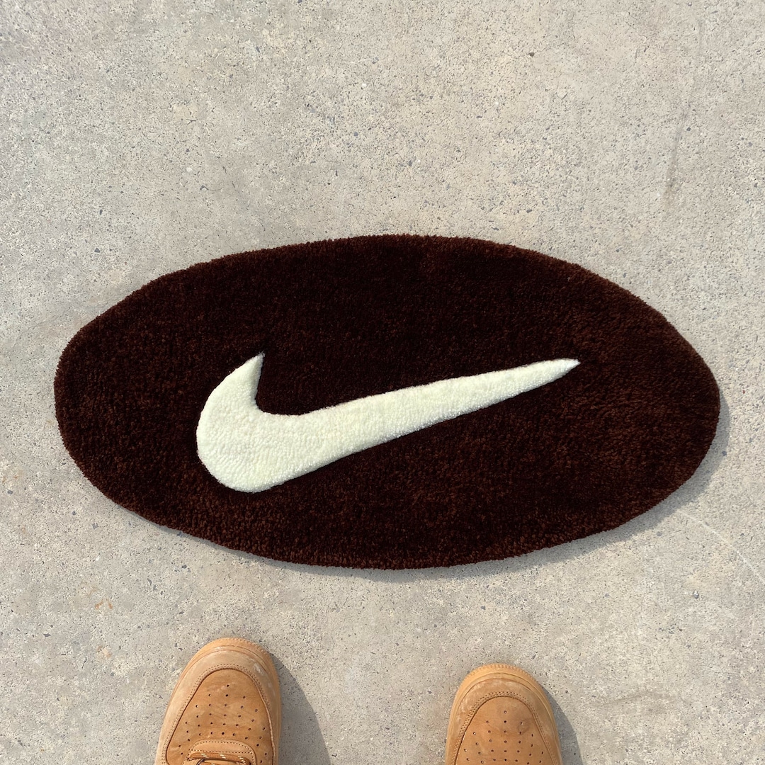 Nike Round Logo Rug,tufted Rug,custom Tufted Rug ,wall Hanging ...