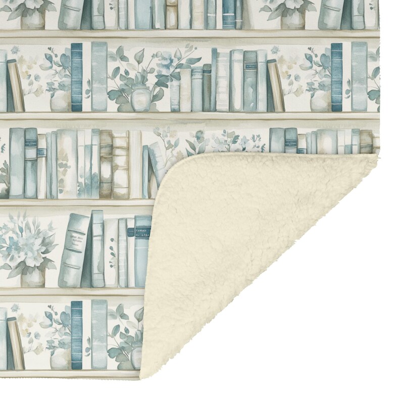 Cozy Reading Blanket. Books Reading Blanket. Gifts for Readers. Sherpa ...