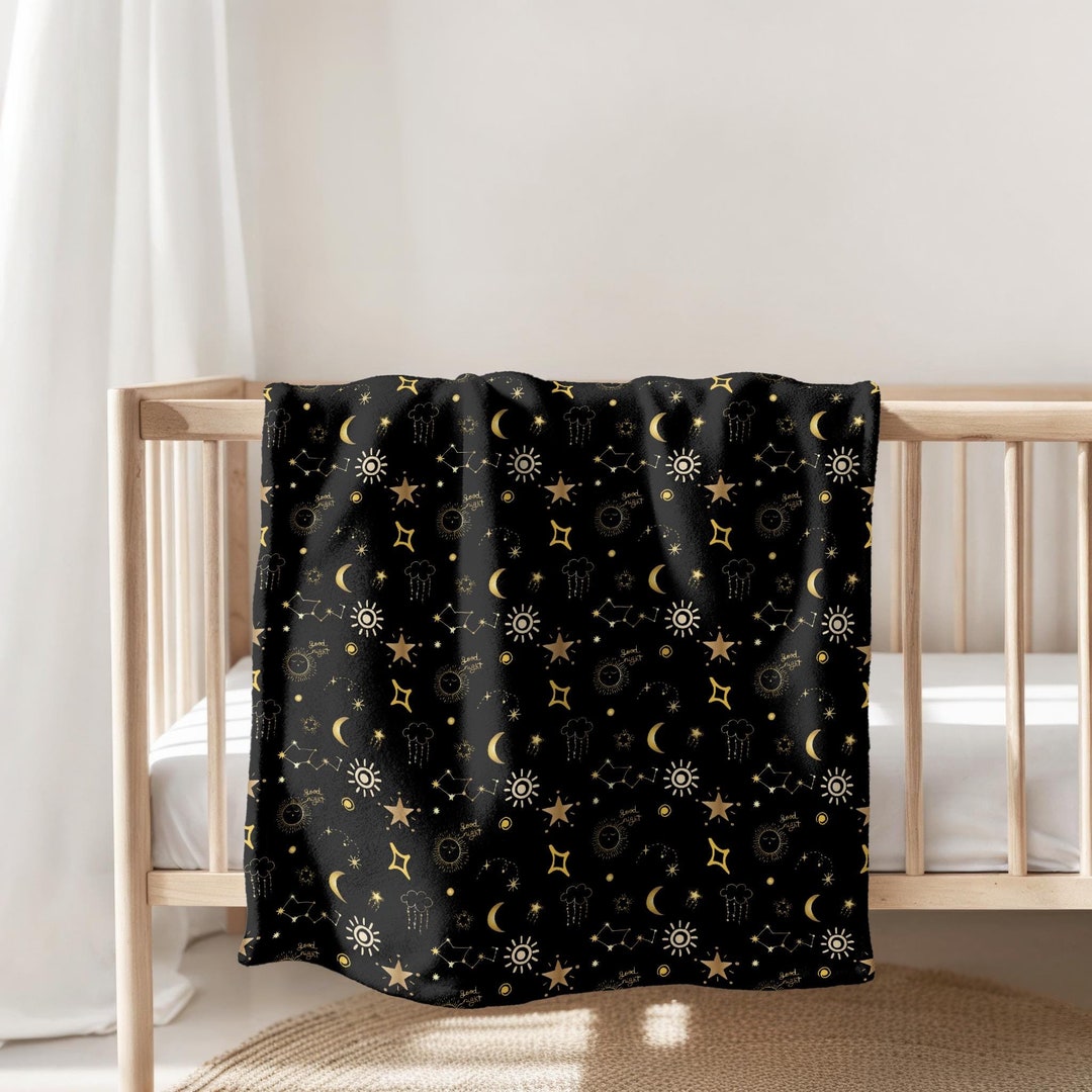 Moon and Stars Blanket. Night Sky. Love You to the Moon and Back ...