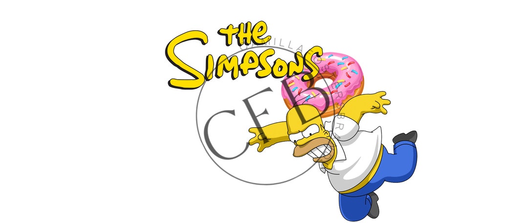 The Simpson 16oz Uv Dtf Transfer PNG. Digital File - Etsy