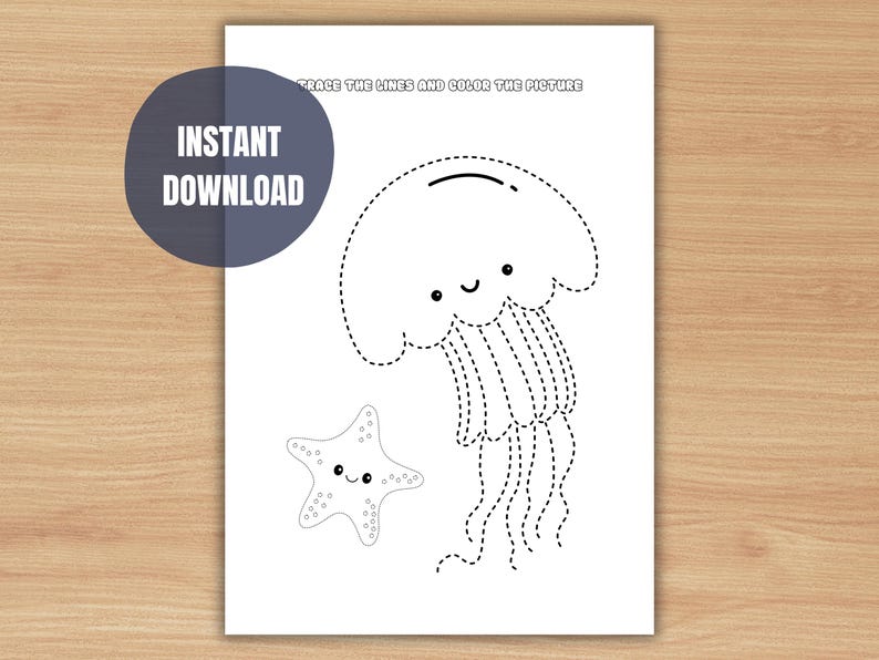 25 Tracing Worksheets for Kids | Printable Prewriting Practice | Fine ...