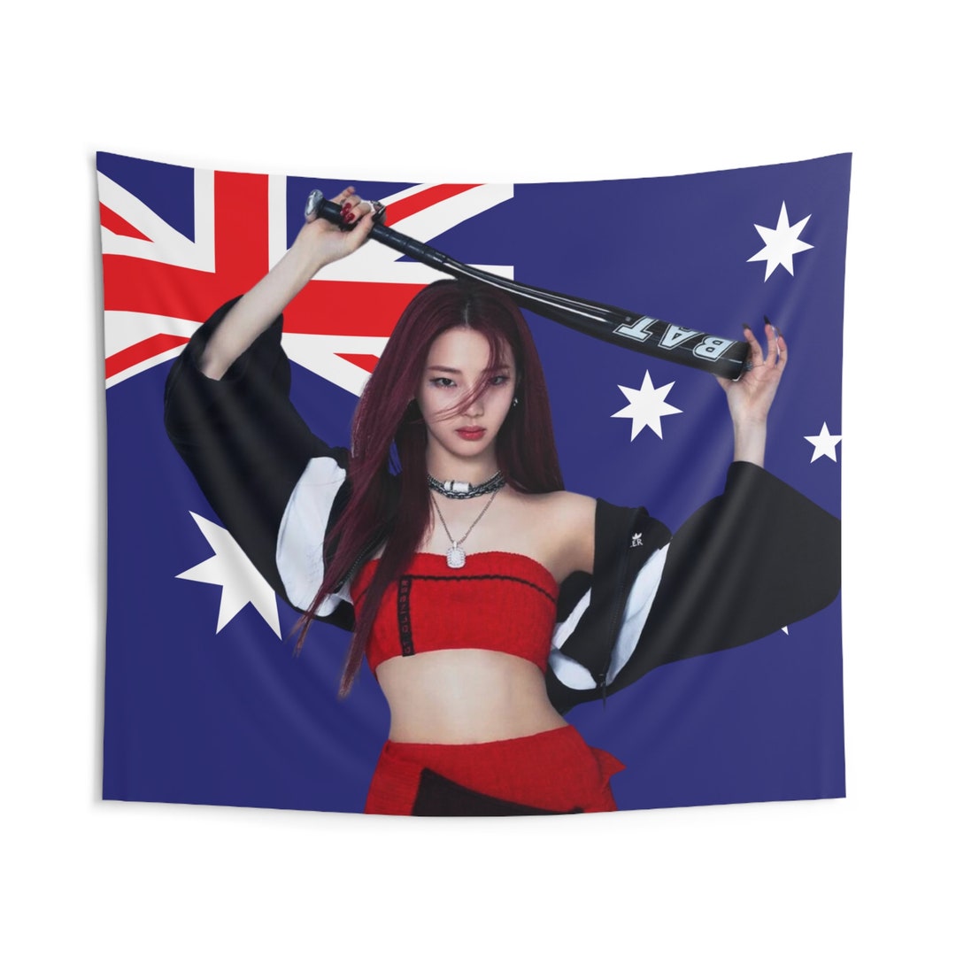Ruka BABYMONSTER Aus Flag, Australia Flag, Aussie Flag, Kpop Merch Flag ...
