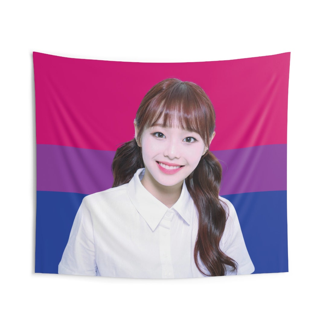 CHUU Loona LGBT Flag Bisexual Bi Flag, Kpop Flag, Tapestry, Kpop Funny Meme Merch for Your Room ...