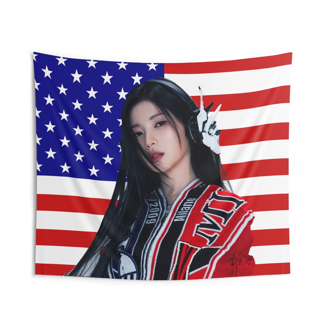 Asa BABYMONSTER Usa Flag, American Flag, America Flag, Kpop Merch Flag ...