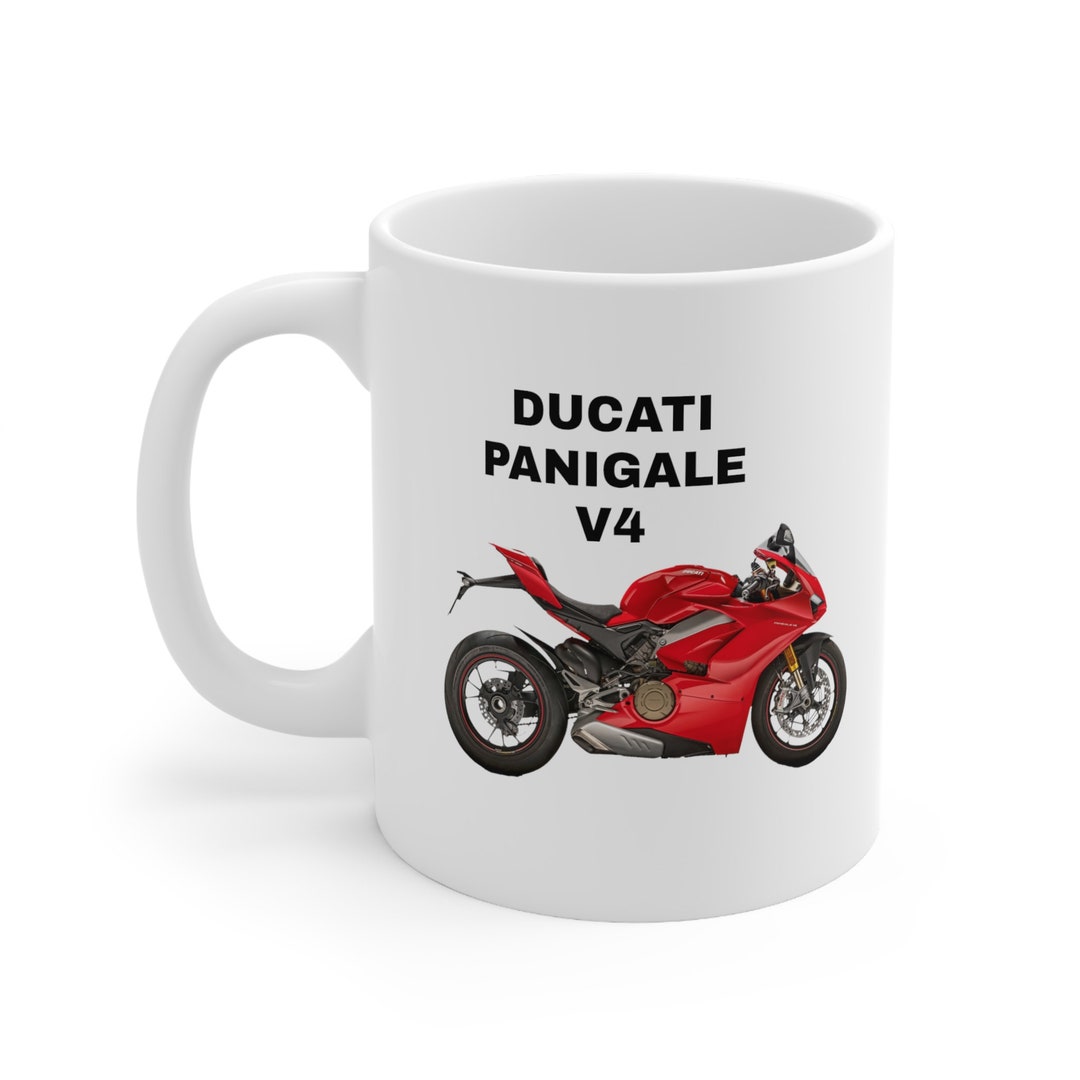 Ducati Panigale V4, Ceramic Coffee Cups, 11oz, Gift for Him, Fathers ...