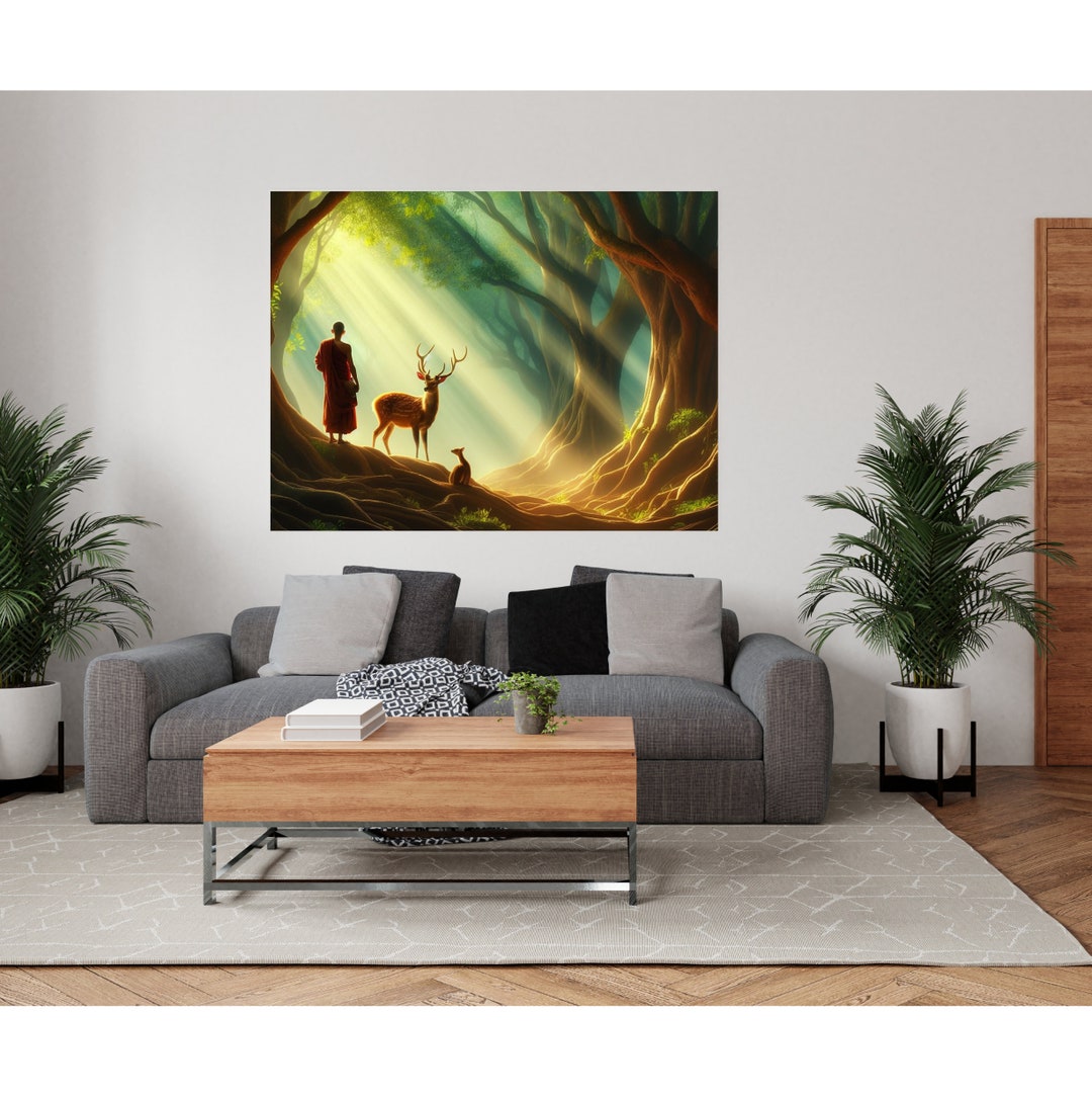 Digital Image Download Tranquil Forest, Printable Art Work, Svg Png ...