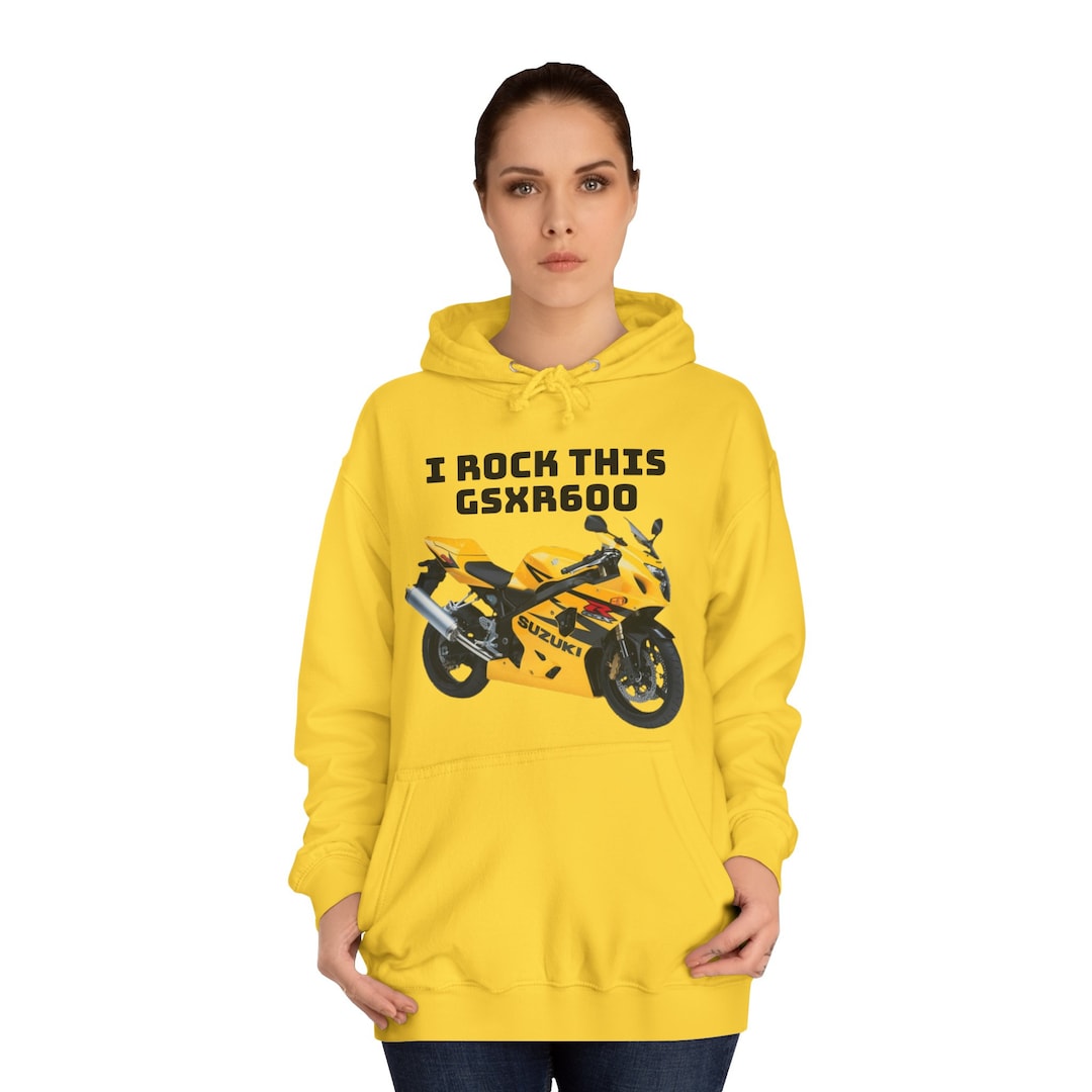 Suzuki GSXR600 Hoodie | Unisex Motorcycle Pullover | Rider Graphic ...