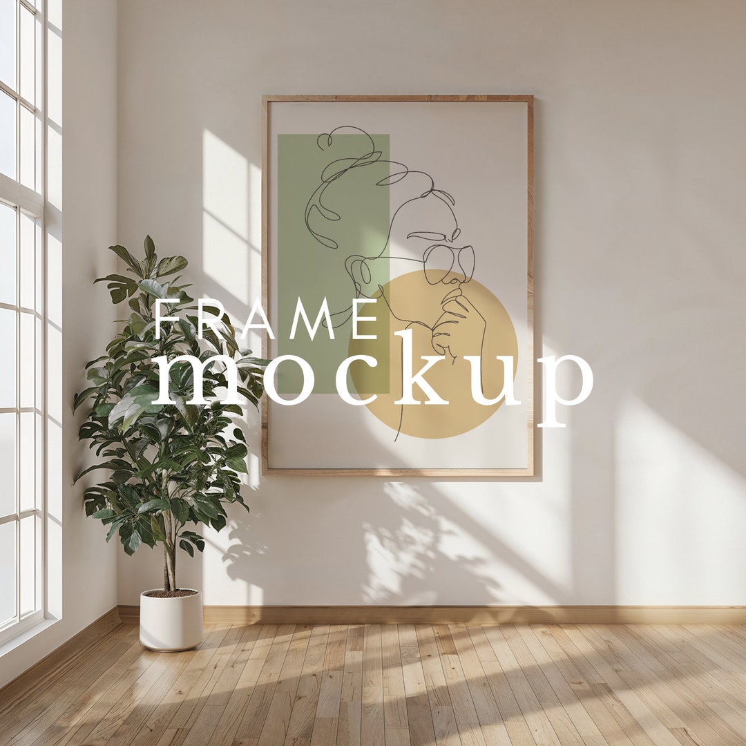 Frame Photoshop Mockup | Wood Frame PSD Template | PSD Smart Object ...