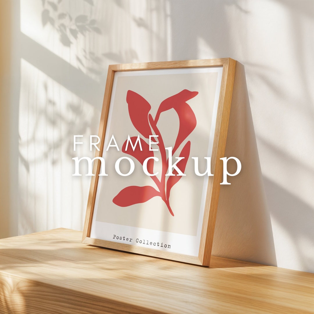 Frame Mockup ISO Frame Mockup PSD Smart Object Interior Mockup Frame ...
