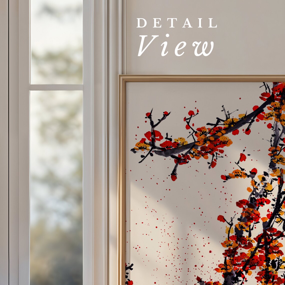 Frame Mockup on Floor | PSD Smart Object | ISO Frame Mockup | Frame ...