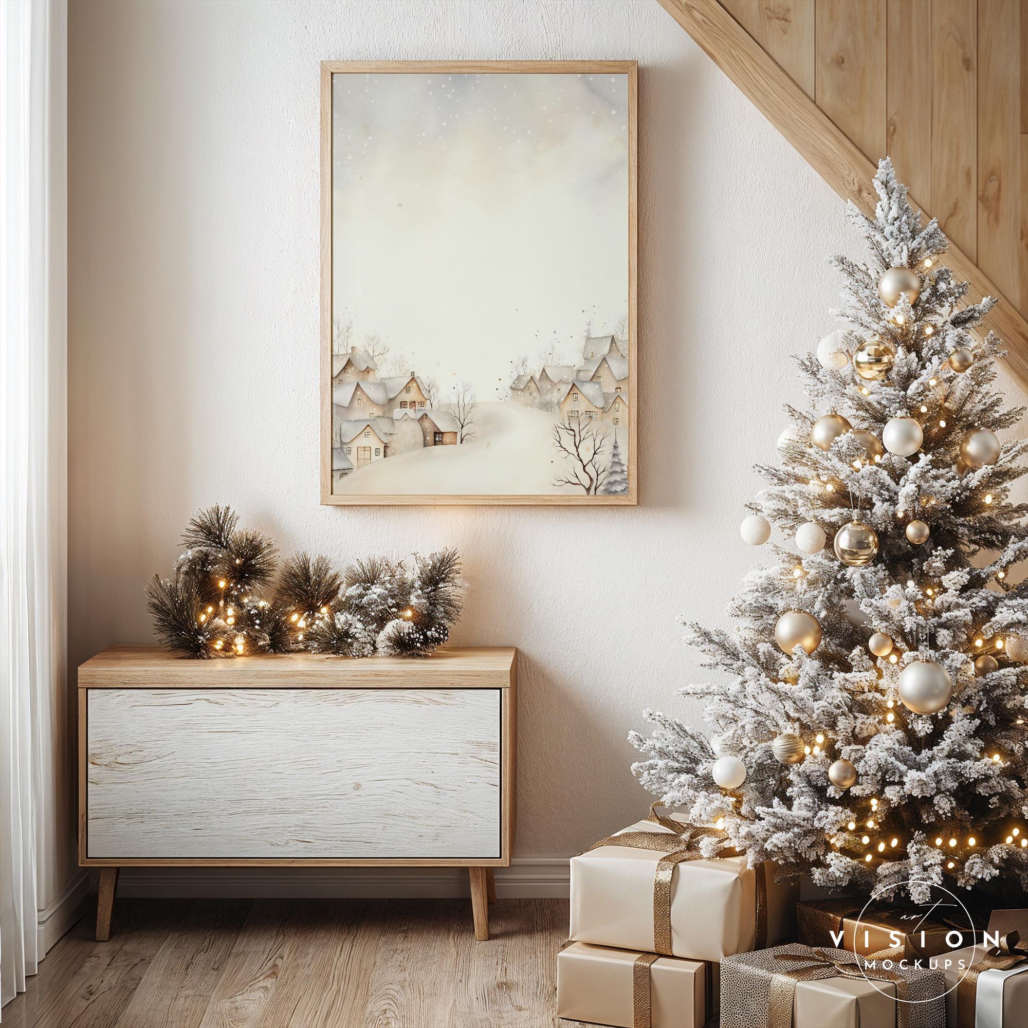 Christmas Mockup Bundle Frame Vertical Frame Mockup Detail View Mock up ...