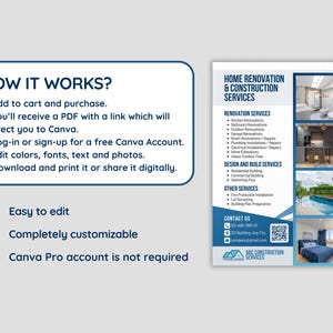 Flyer Templates for Contractors | Contractor Flyer | Home Renovation ...