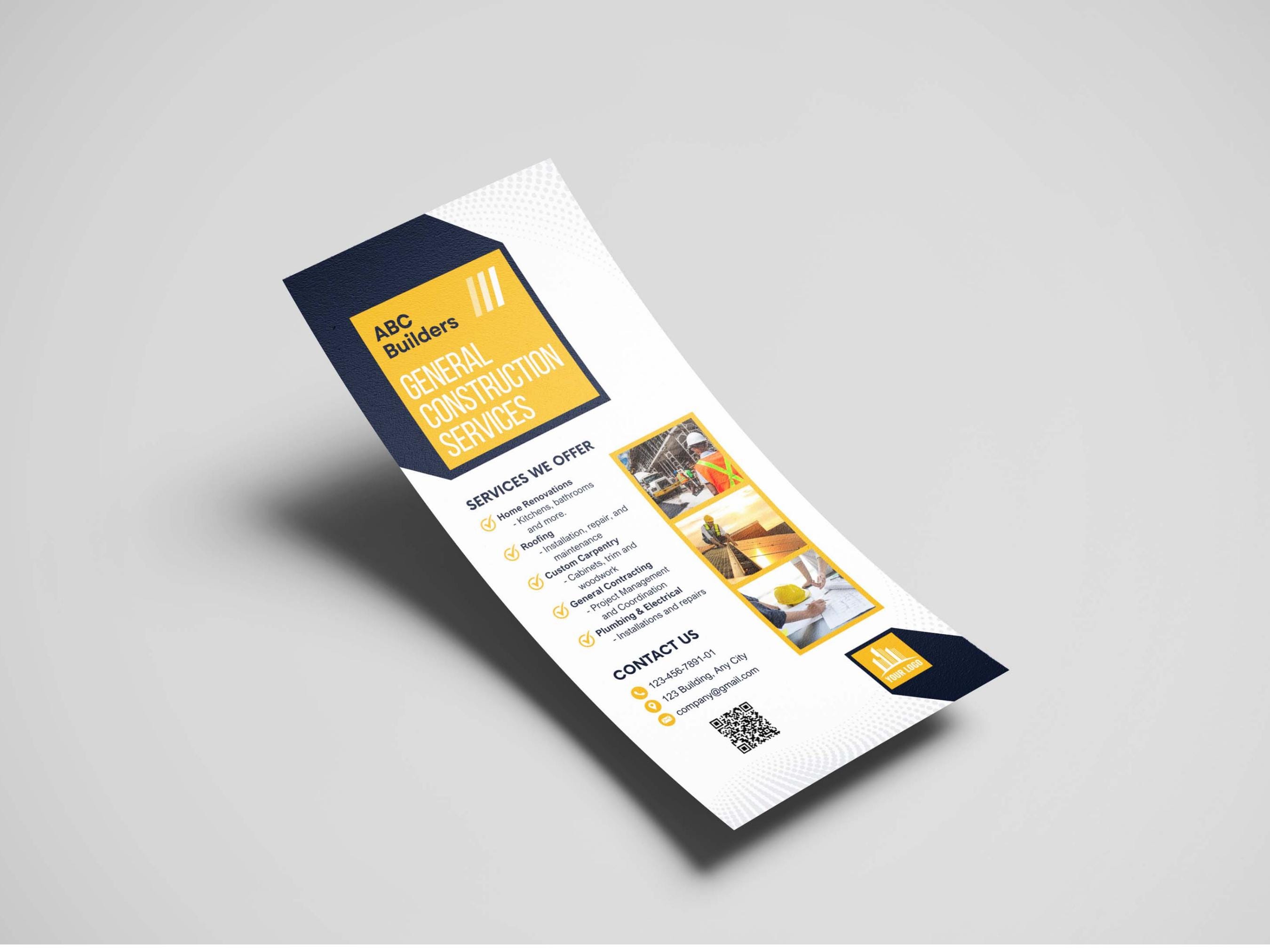 Flyer Templates for Contractors | Contractor Flyer | General ...