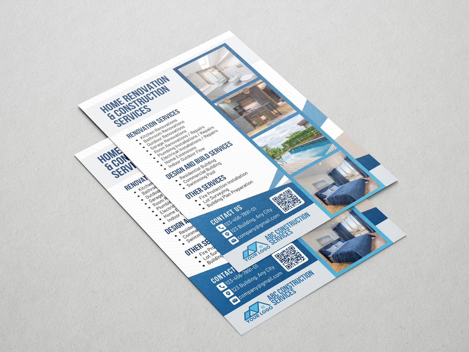 Flyer Templates for Contractors | Contractor Flyer | Home Renovation ...